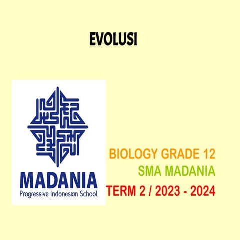 G12_S2_Evolusi.ppt evolusi kelas 12 jhfgfgf | PDF