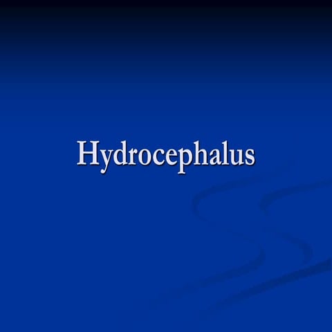 Hydrocephalus (communicating vs NCOH) .ppt