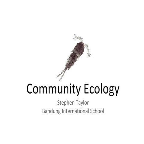 Community Ecology | PPT