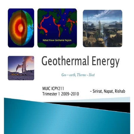 Geothermal Energy (student preso) | PDF