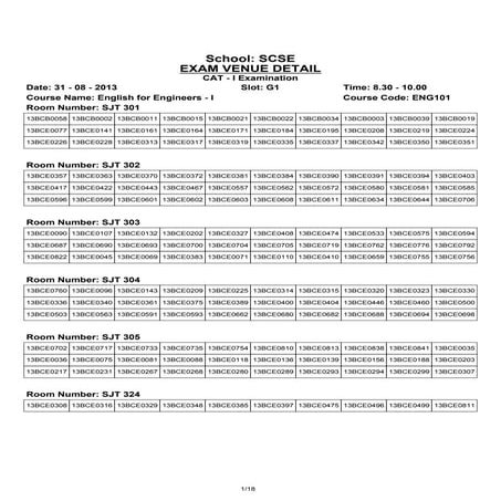 G1 seating plan | PDF