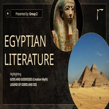 Egyptian gods & goddess | PPTX