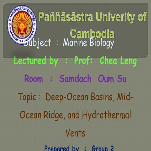 deep ocean basins final | PPTX