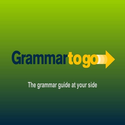 Grammar to Go | PPT