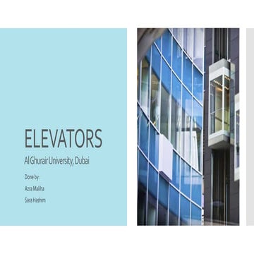 Elevator Codes in India -- IS 14665 at a glance | PPTX
