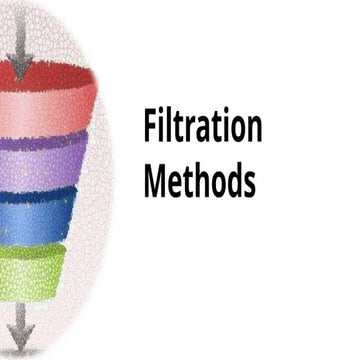 filtration methods with ancient methods intro and modern techniques and ...