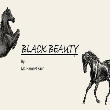 Engaging Storytelling and Comprehension of Black Beauty for Children | PPTX