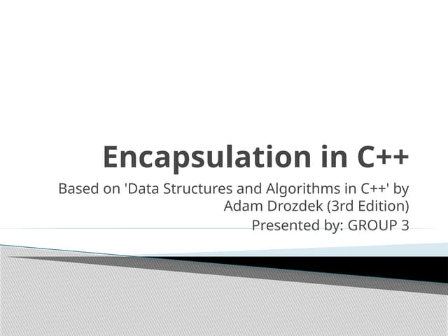 Encapsulation Java Object Oriented Programming Lab Report Pdf
