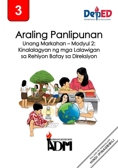 Makabayan 3 dlp 8 a - mga pangunahing direksyon | PDF