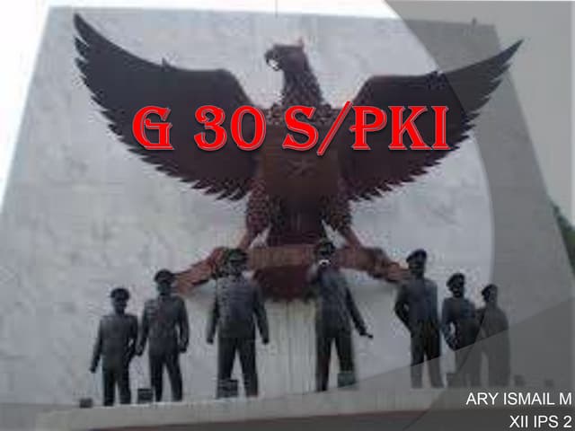 gerakan 30 september 1965 PKI | PPTX