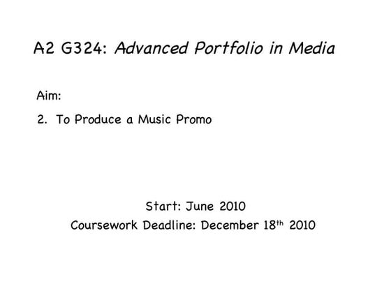 A2 advanced portfolio marking sheet | DOC