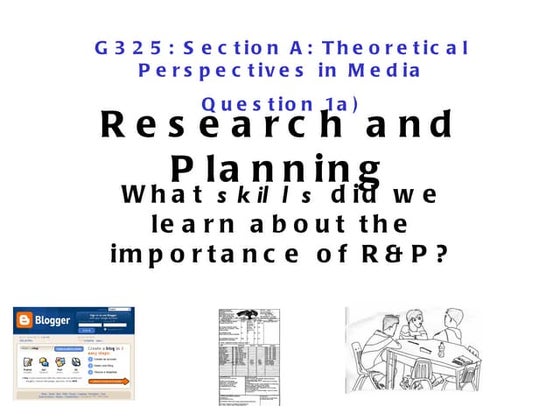 Evidence of Research, Planning & Construction | PPT