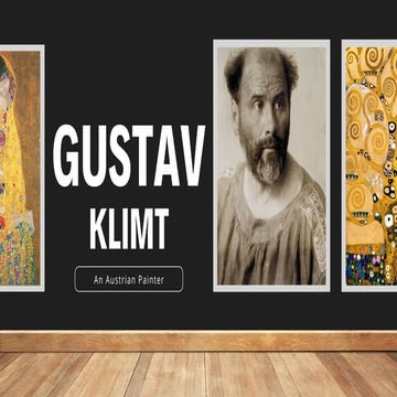 Gustav Klimt - An Austrian Painter (Grade 3 Arts Lesson & Activity ...