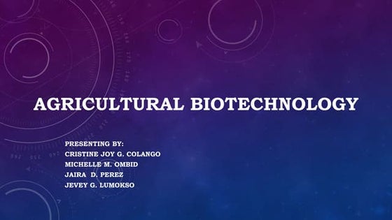 application of genetic Engineering | PPTX