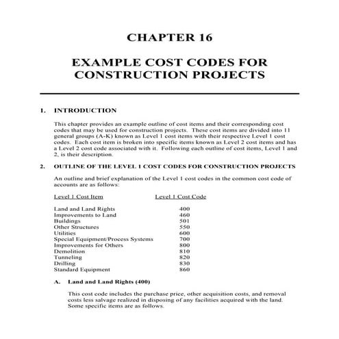 Cost for Construction Project | PDF