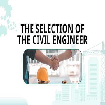 The Selection of Civil Engineers, Qualification Based Selection, Law of ...