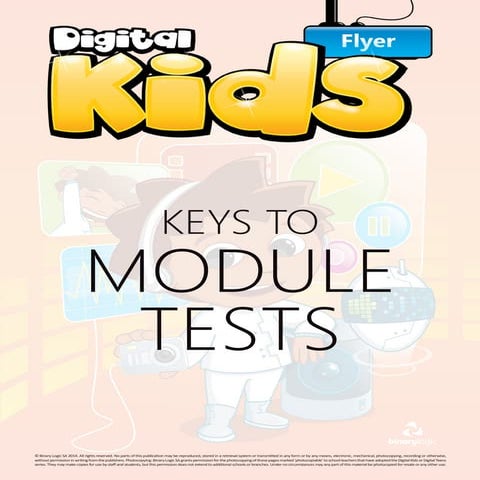 G4 computer grade 4 module test booklet_keys | PDF