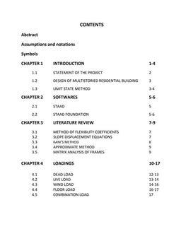 Design & Analysis of G+2 Residential Building Using STAAD Pro | PDF