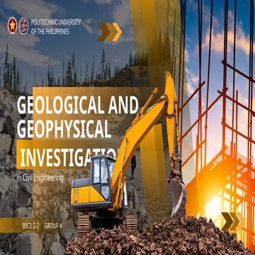 Comprehensive Geological and Geophysical Investigation Methods in Civil ...