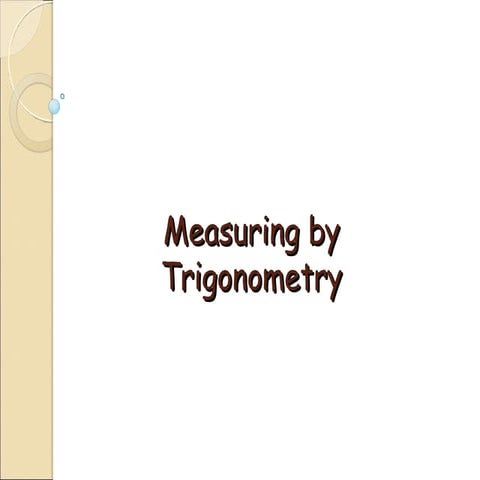G4 measuring by trigonometry | PPT