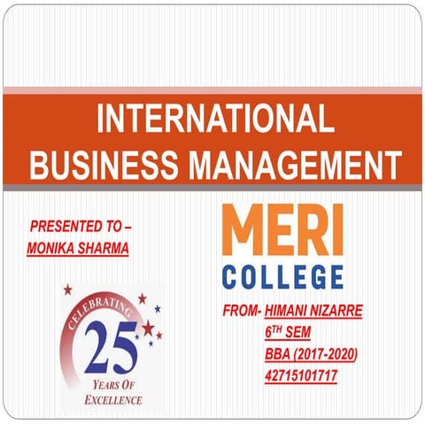 G4 @MERI @BBA (HIMANI NIZARRE) | PPT
