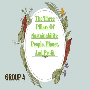 G4 The Three Pillars Of Sustainability.pptx