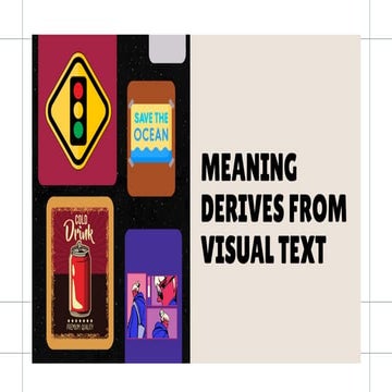 What are visual texts (1E3) | PPTX