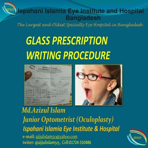 Glass Prescription | PPTX