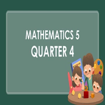 Grade Five Mathematics Power Point Presentation. PPT | PPTX