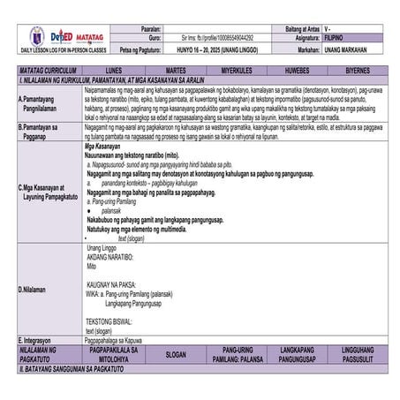 G5Q1W1 DLL FILIPINO (MATATAG)@Sir Ims.docx