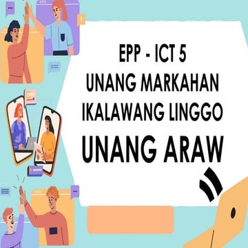 GRADE 5QUARTER 1 WEEK 2 PPT EPP -ICT (MATATAG) | PPTX