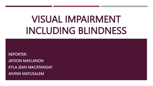 Blindness Medical & Surgical Nursing.pptx
