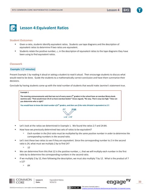 Ratio and Proportion Lesson Plan for Grade 5 | DOCX