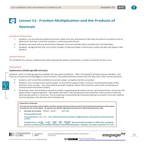 G6 m2-b-lesson 11-t | PDF