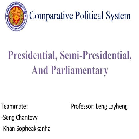 G6 presidential system | PPTX