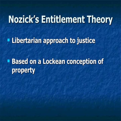 G6 nozick | PPT