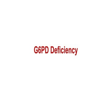 G6pd dEficiency.pptx