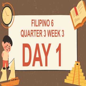 power point presentation in filipino 6 third quarter. G6 Q3W6 FILIPINO ...