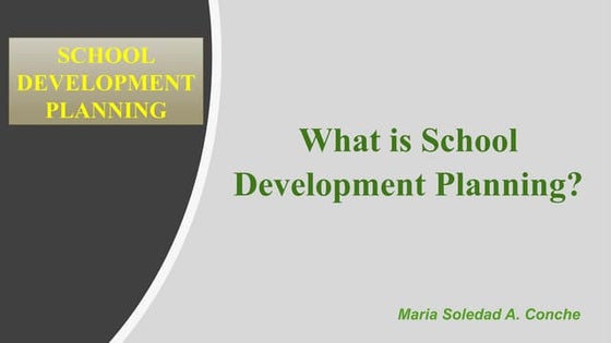 School Development Plan (SDP) - ppt | PPTX | Professional School | Postgraduate Education