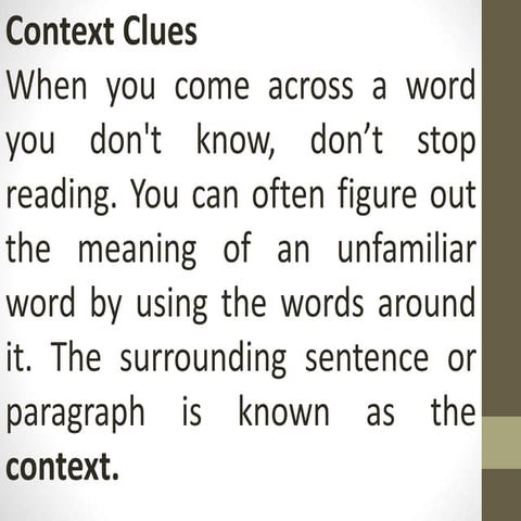 The Centipede (Literal or Figurative?) Plus Context Clues | PPTX