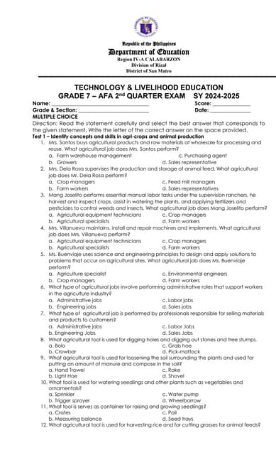 SECOND PERIODICAL TEST IN TLE AFA 7.docx