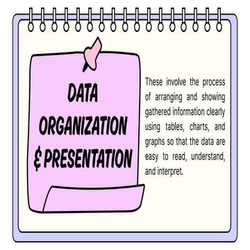 Organizing and presenting data | PPTX