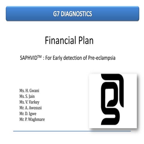 G7 Financial Plan | PPTX