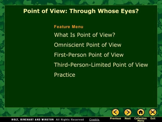 Point of view Grade 5 | PPT | Fiction | Books and Literature