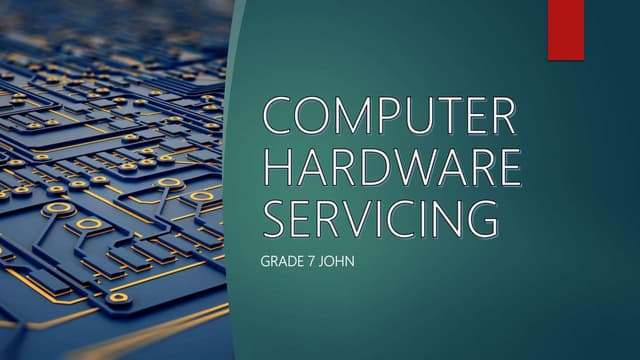 TLE - COMPUTER SYSTEMS SERVICING - HAND TOOLS | PPTX