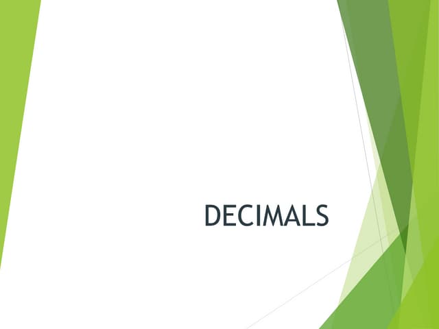 7 Lesson 4 1 Terminating And Repeating Decimals Pptx