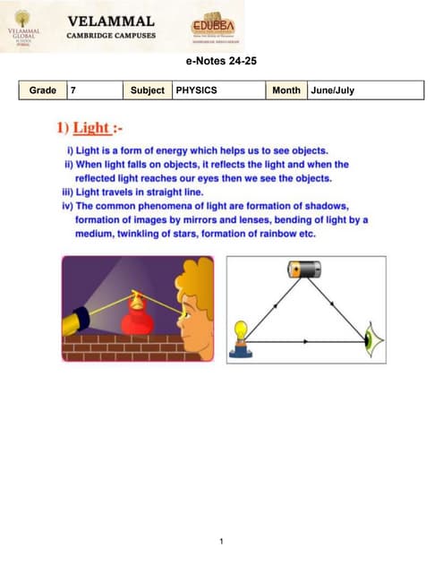 Light Chapter Reflection Refraction And Dispersion Denser And Rarer