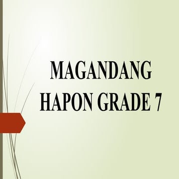 pamamaraan at patakarang kolonyal grade 7 ppt | PPTX