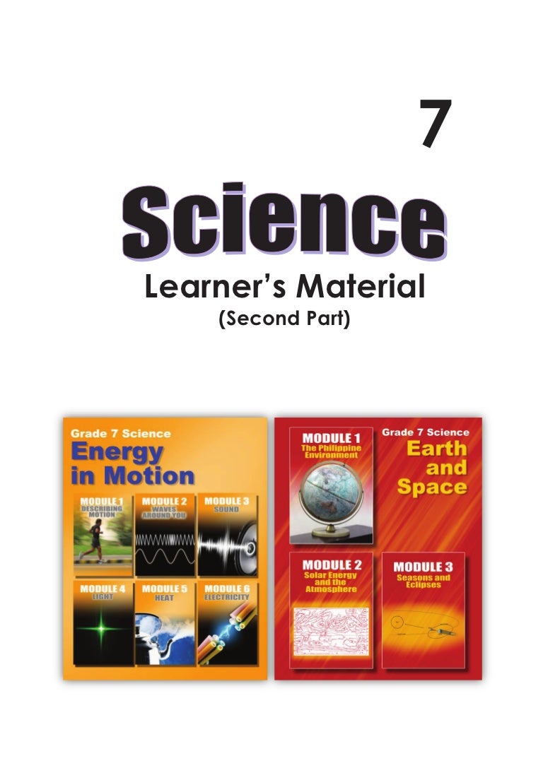 DepEd Science 7 Learner's Module (Part 2)