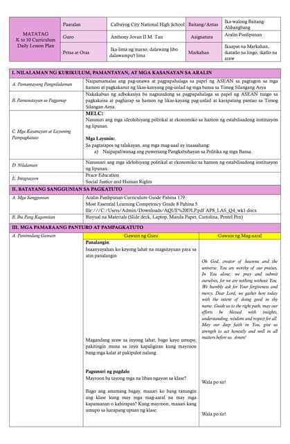 Mga Araw Sa Isang Linggo | PPTX